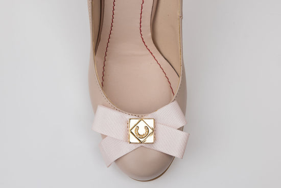 Pantofi dama piele naturală lac GIULIO 0562 roz nude – Pantoful Galben