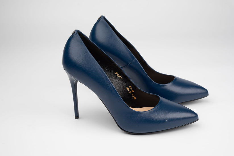 Pantofi damă piele naturală SALA 9457 Blue – Pantoful Galben